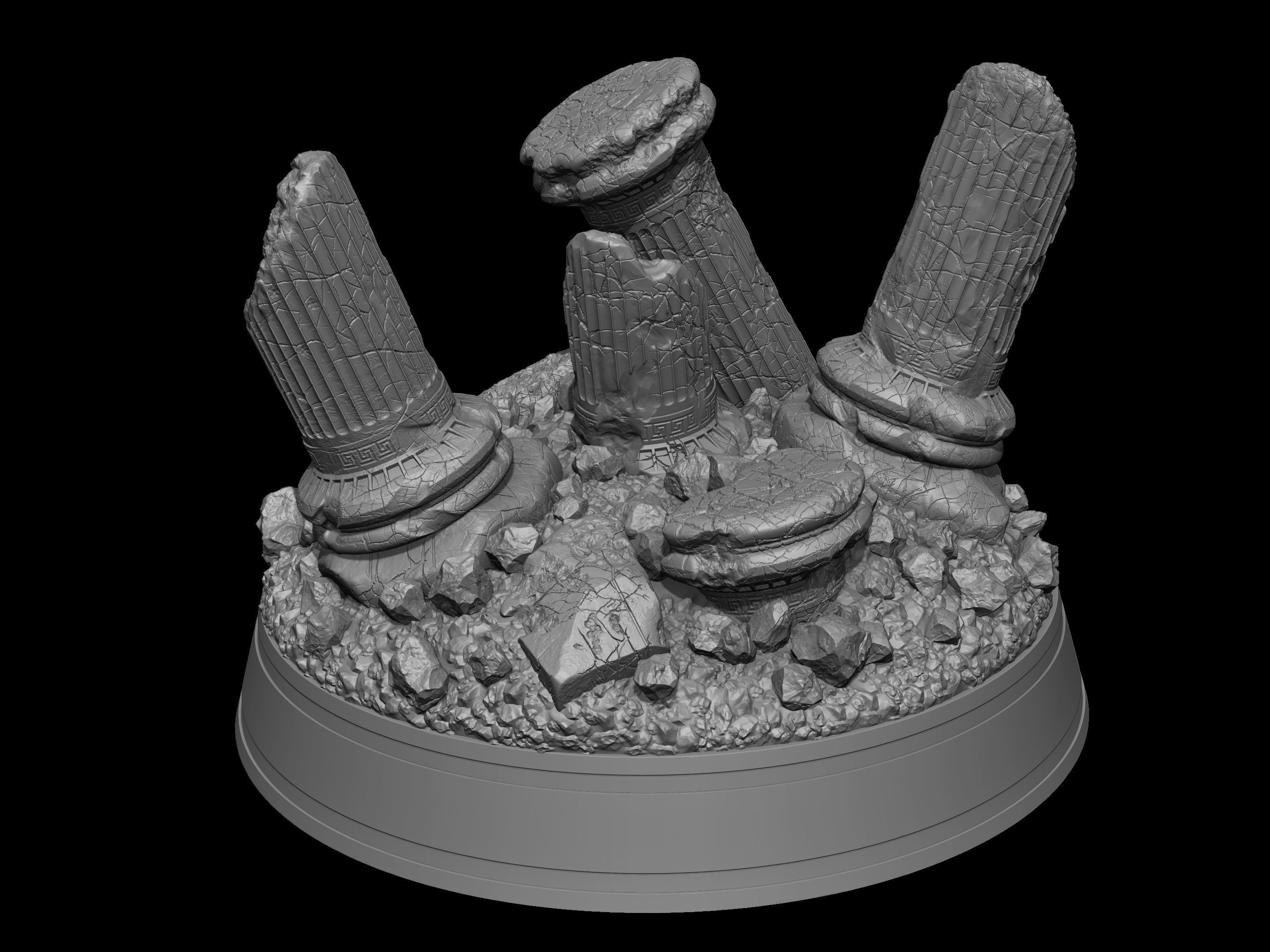 Rocky Base 3D Model 3D model 3D printable | CGTrader