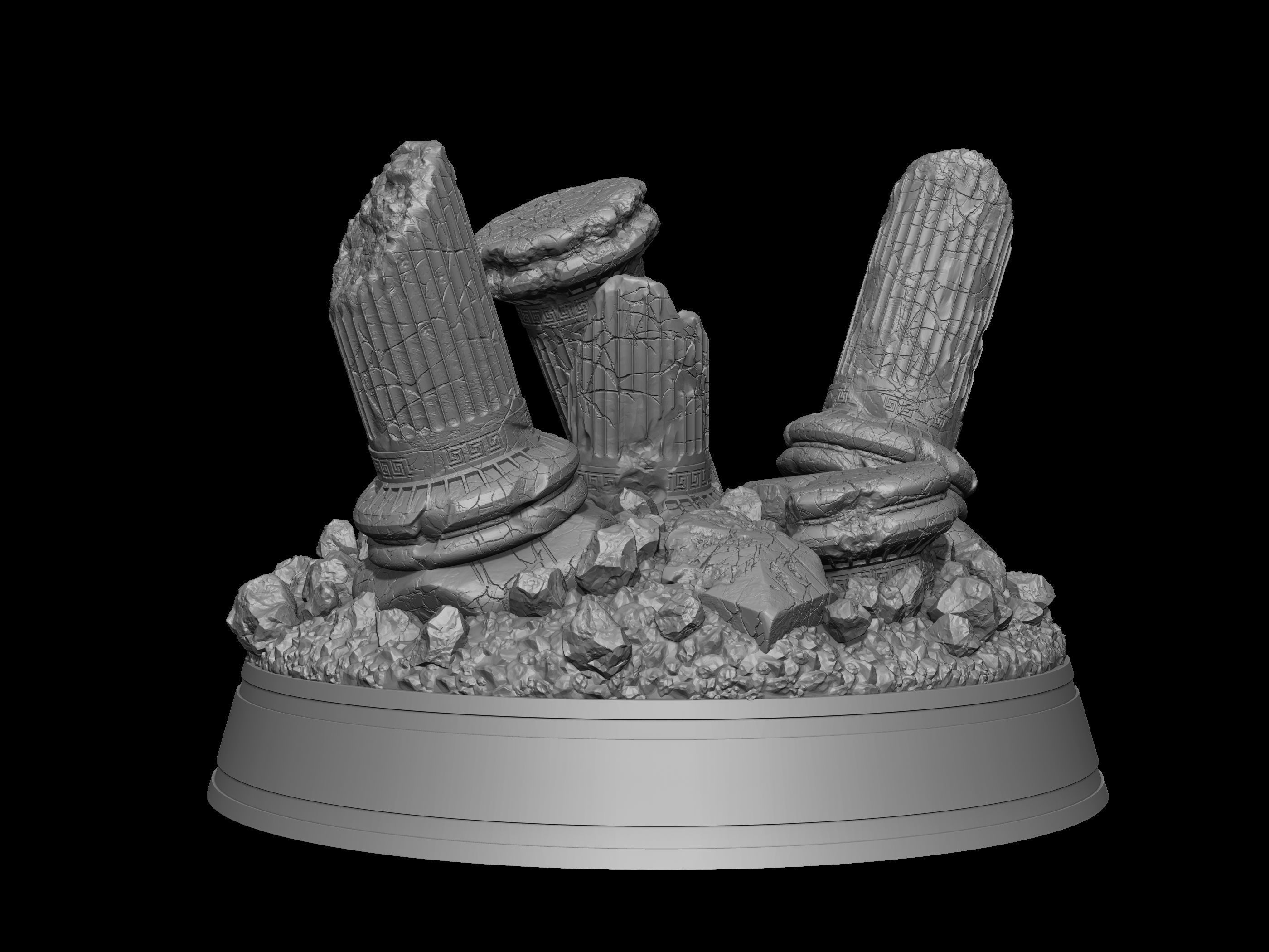 Rocky Base 3D Model 3D model 3D printable | CGTrader