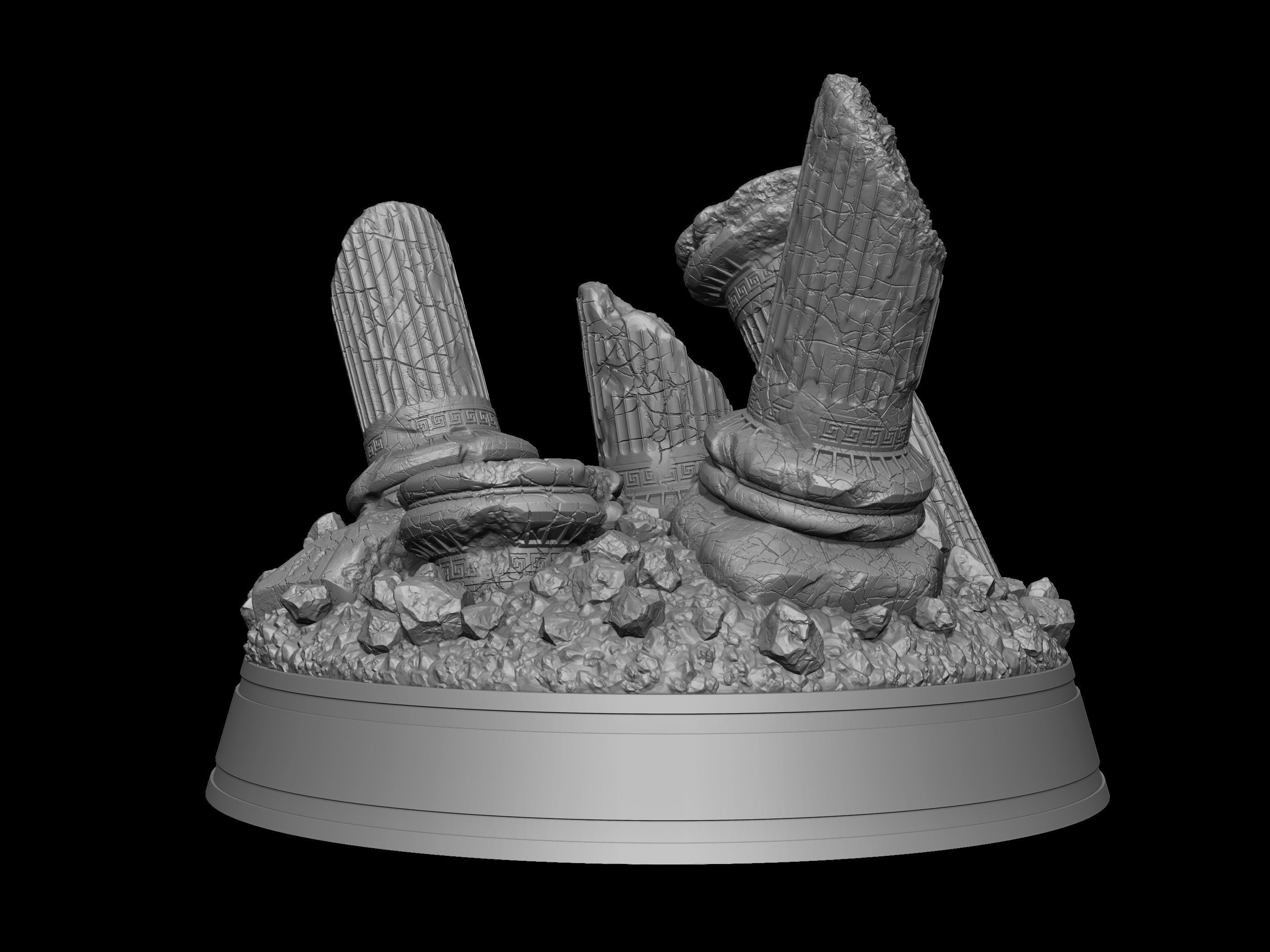 Rocky Base 3D Model 3D model 3D printable | CGTrader