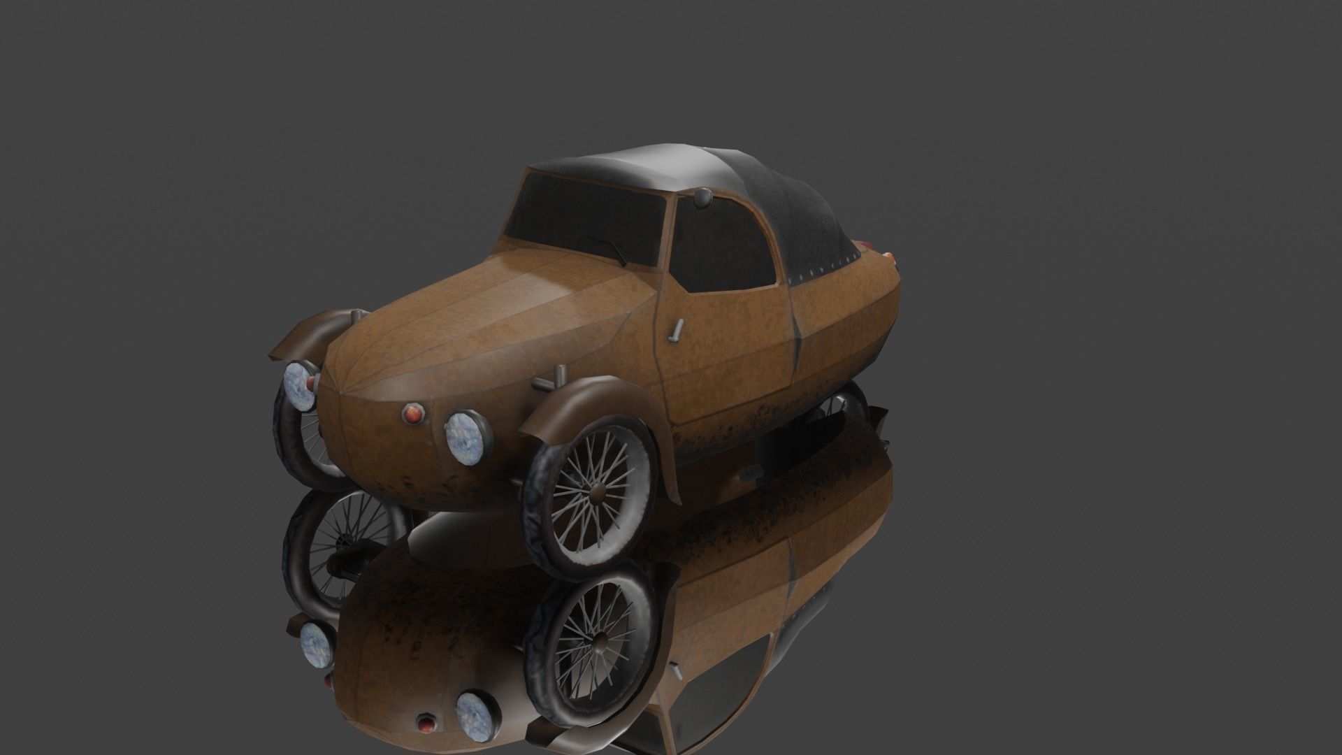 3D model Velorex 3-wheeler car VR / AR / low-poly | CGTrader