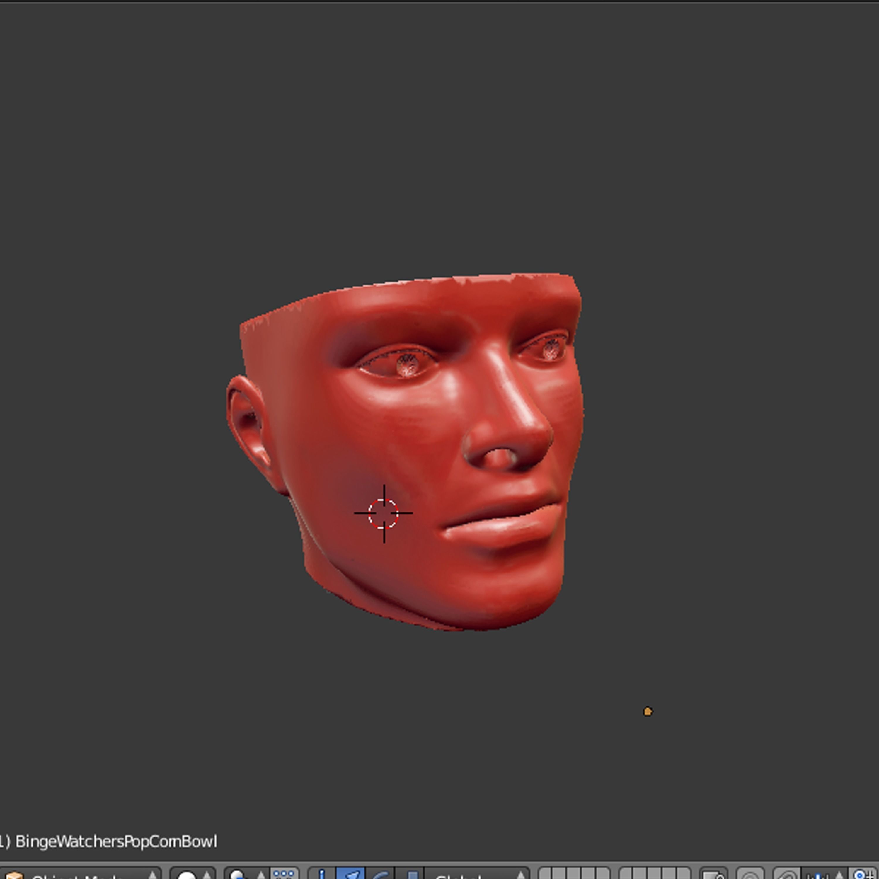 HEAD SHAPED BOWL free 3D model | CGTrader