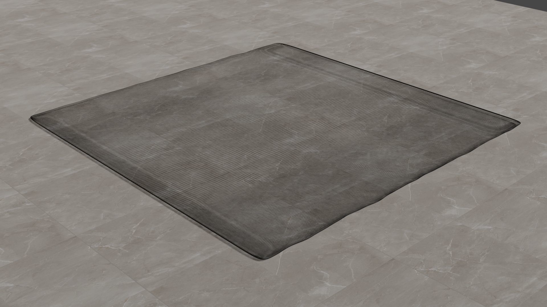 rug drawn in 3d 3D model | CGTrader