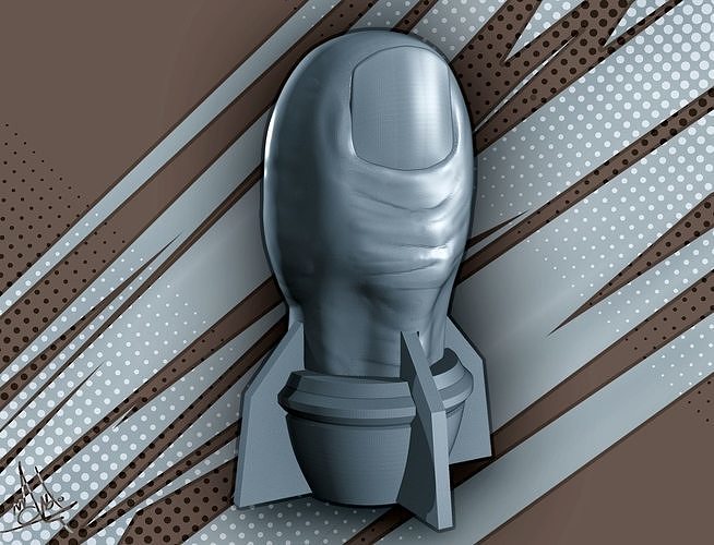 Missile Toe - Mistletoe 3D model 3D printable | CGTrader
