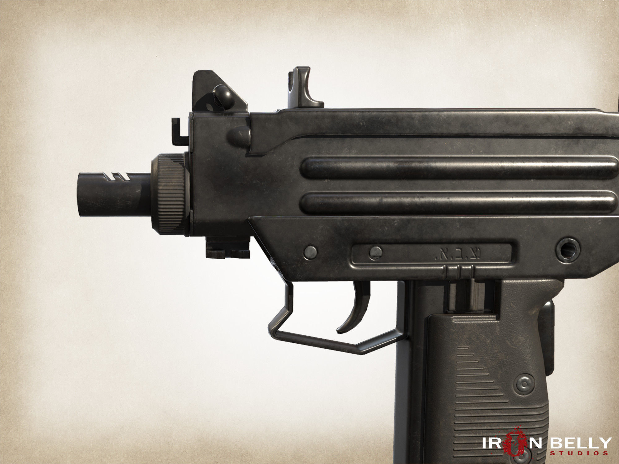 3D model AAA FPS Micro-Uzi VR / AR / low-poly | CGTrader