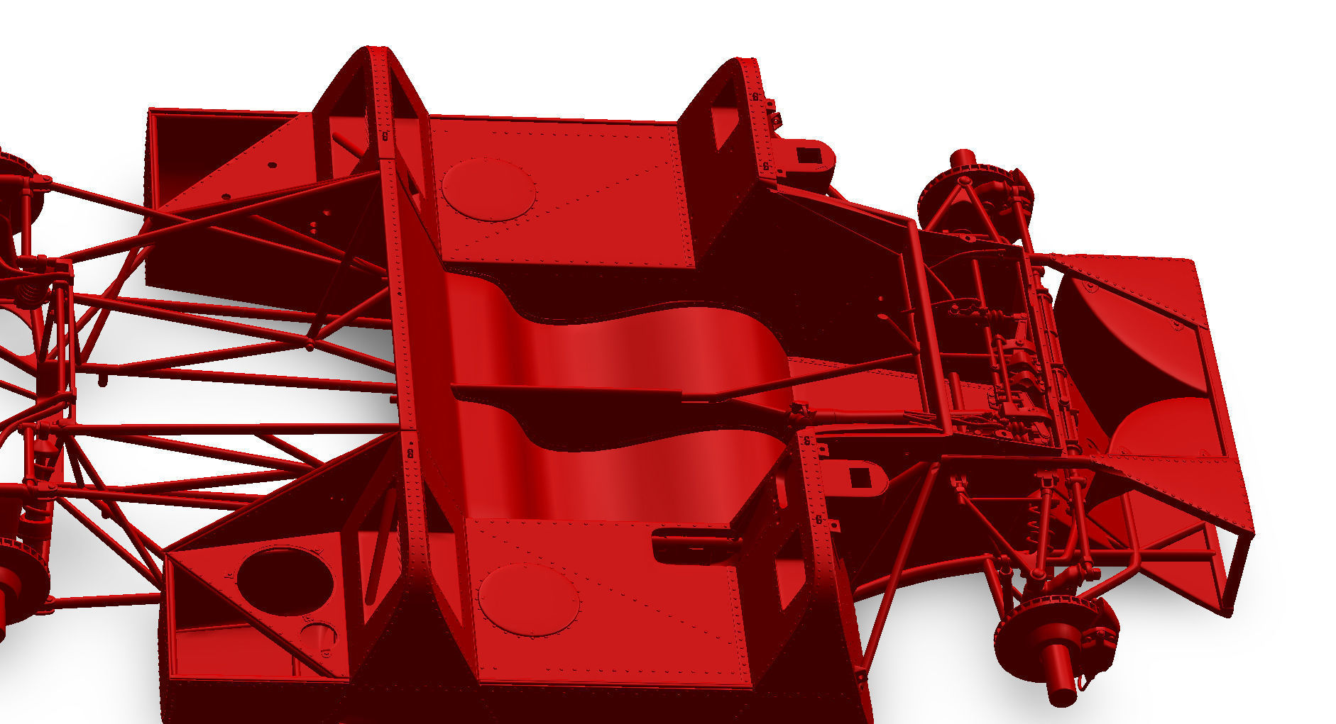 Ferrari 312 P Spyder Classic - Car Kit 3D model 3D printable | CGTrader