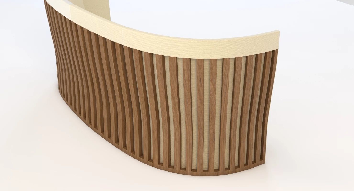 Detailed high back lounge sofa 3D model | CGTrader