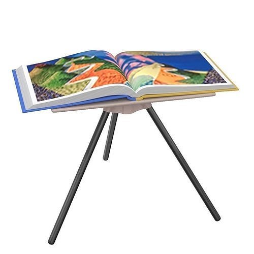 Lounge open book with tripod 3D model | CGTrader
