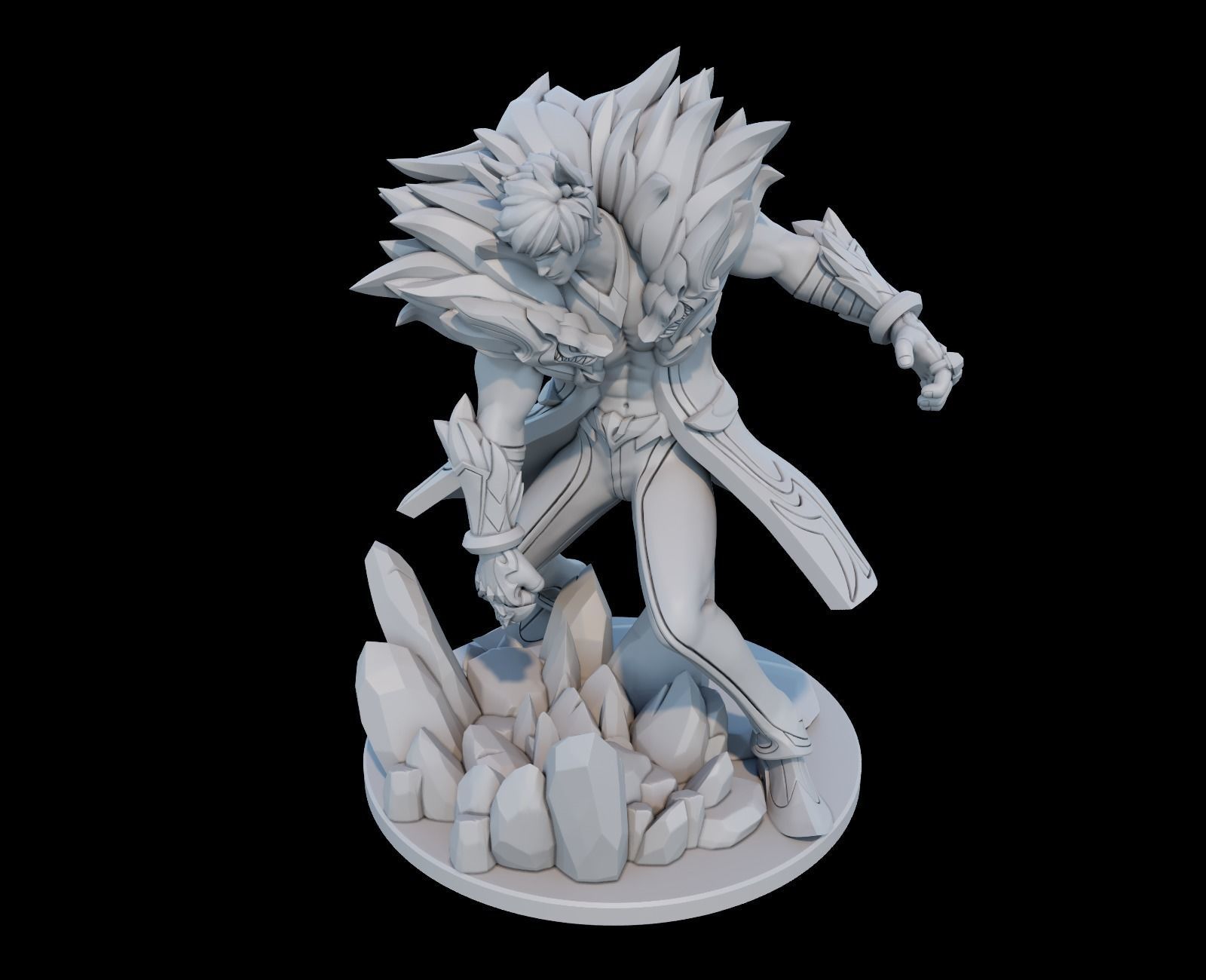 sett league of legends 3d print model 3D model 3D printable | CGTrader