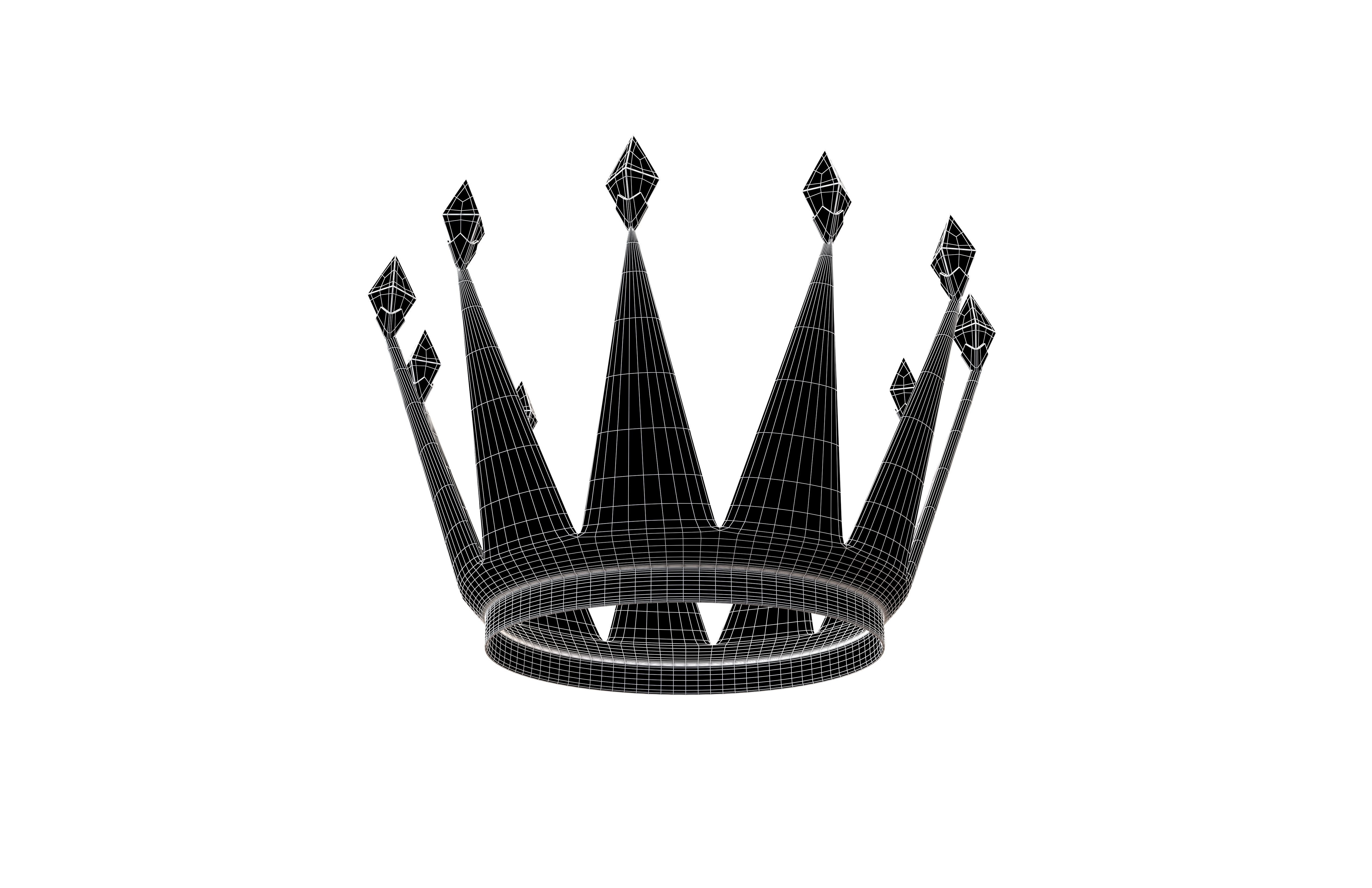 3D model Crown v5 002 VR / AR / low-poly | CGTrader