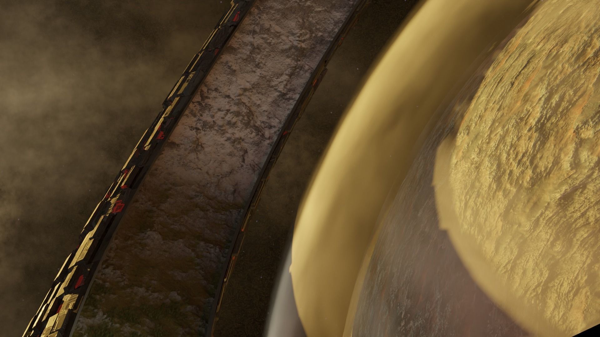 Futuristic Ring-World 3D model | CGTrader