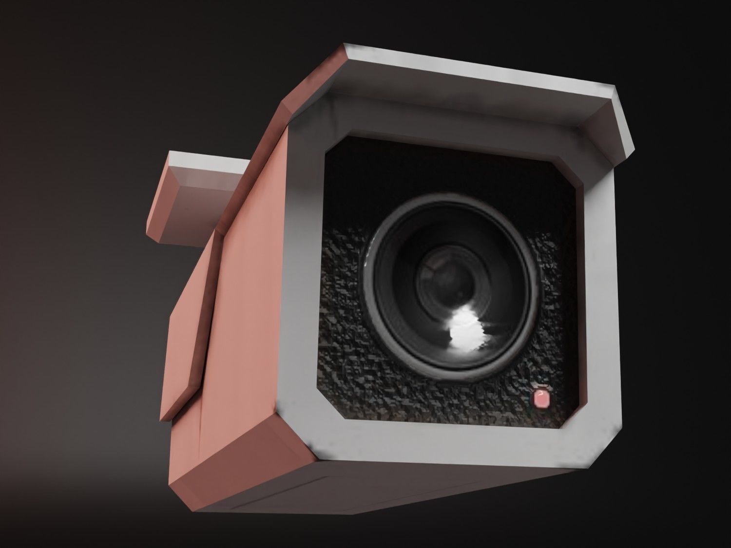 3d Model Security Camera Cctv Low Poly Vr Ar 3d Model Game Ready