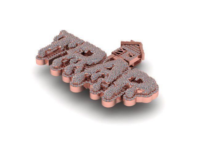 Trap House Pendant 3D model | CGTrader