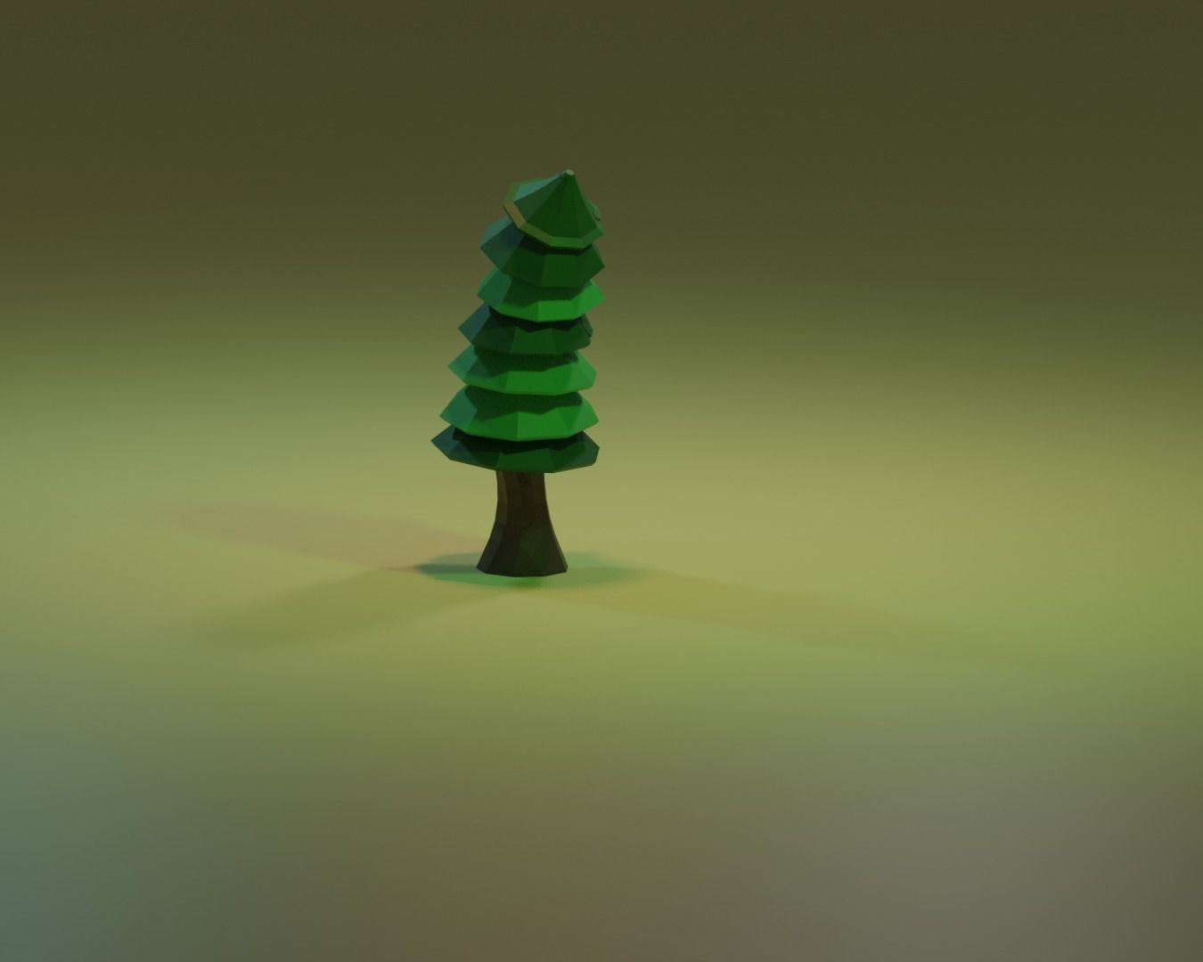 3D model Cone Tree VR / AR / low-poly | CGTrader