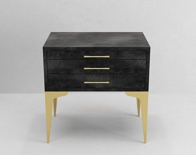 Bedside table Stiletto 3D model | CGTrader
