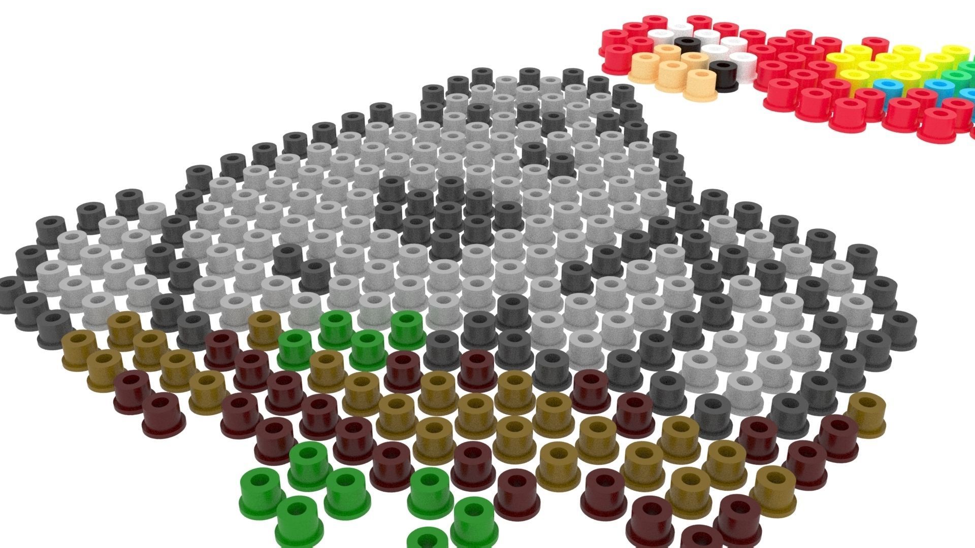 Hama Beads Crafts 3D model | CGTrader