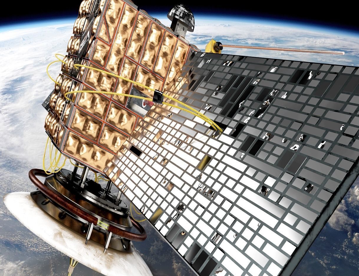 Post Apocalyptic Sci-fi Damaged Satellite 3D model | CGTrader