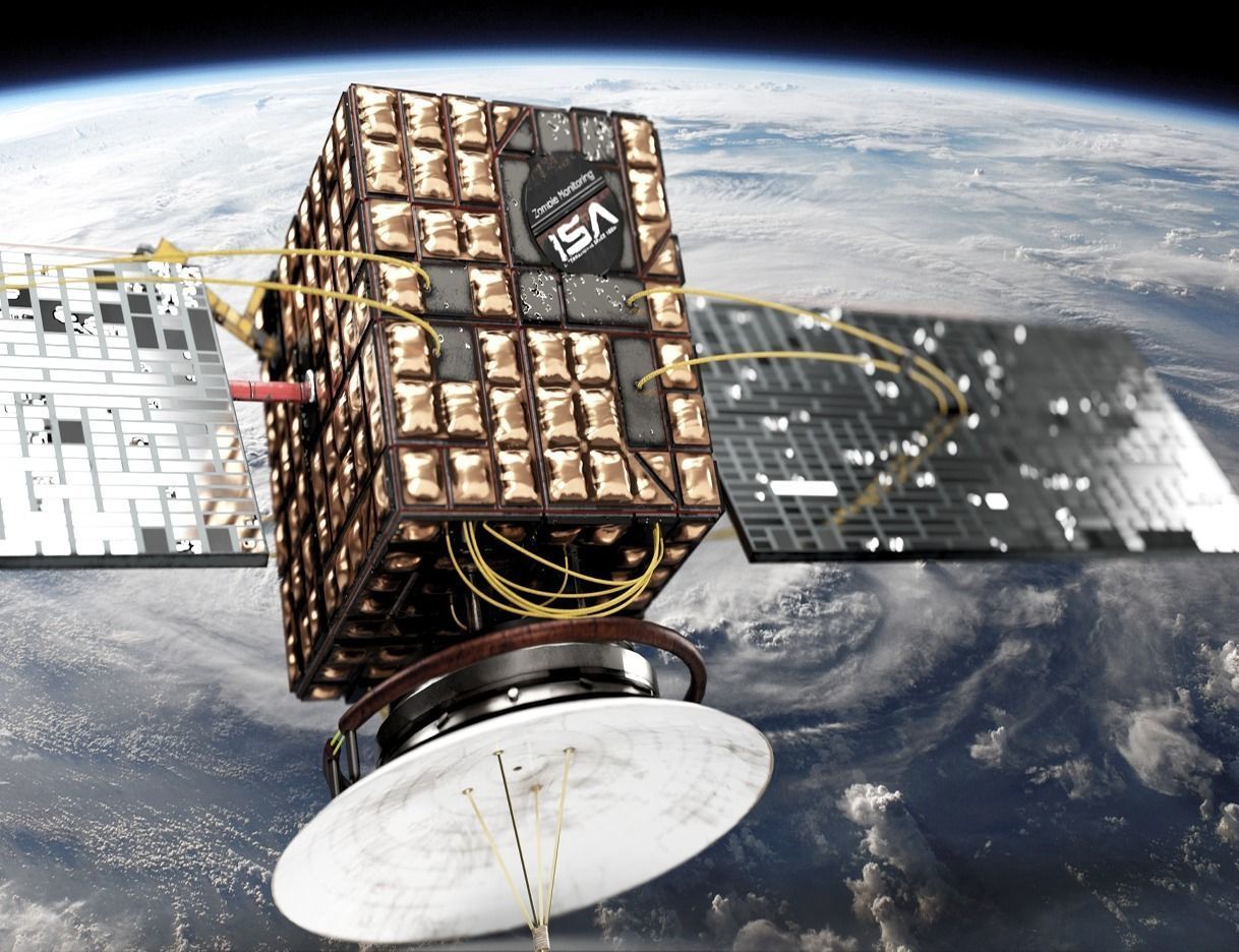 Post Apocalyptic Sci-fi Damaged Satellite 3D model | CGTrader