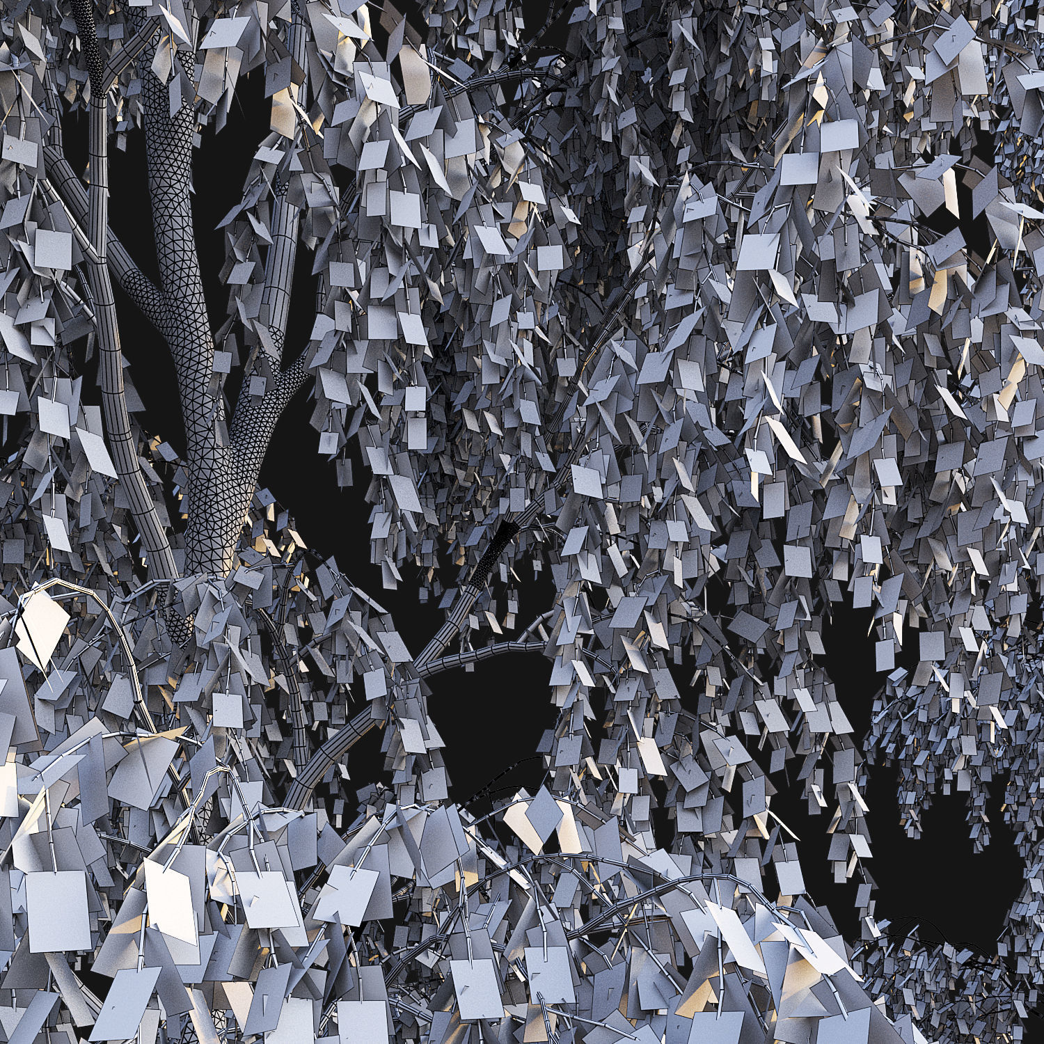 Birch Tree Set 3D model | CGTrader