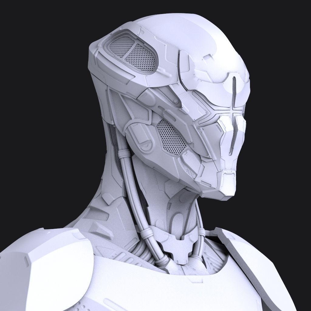 Robot 3D model 3D printable | CGTrader