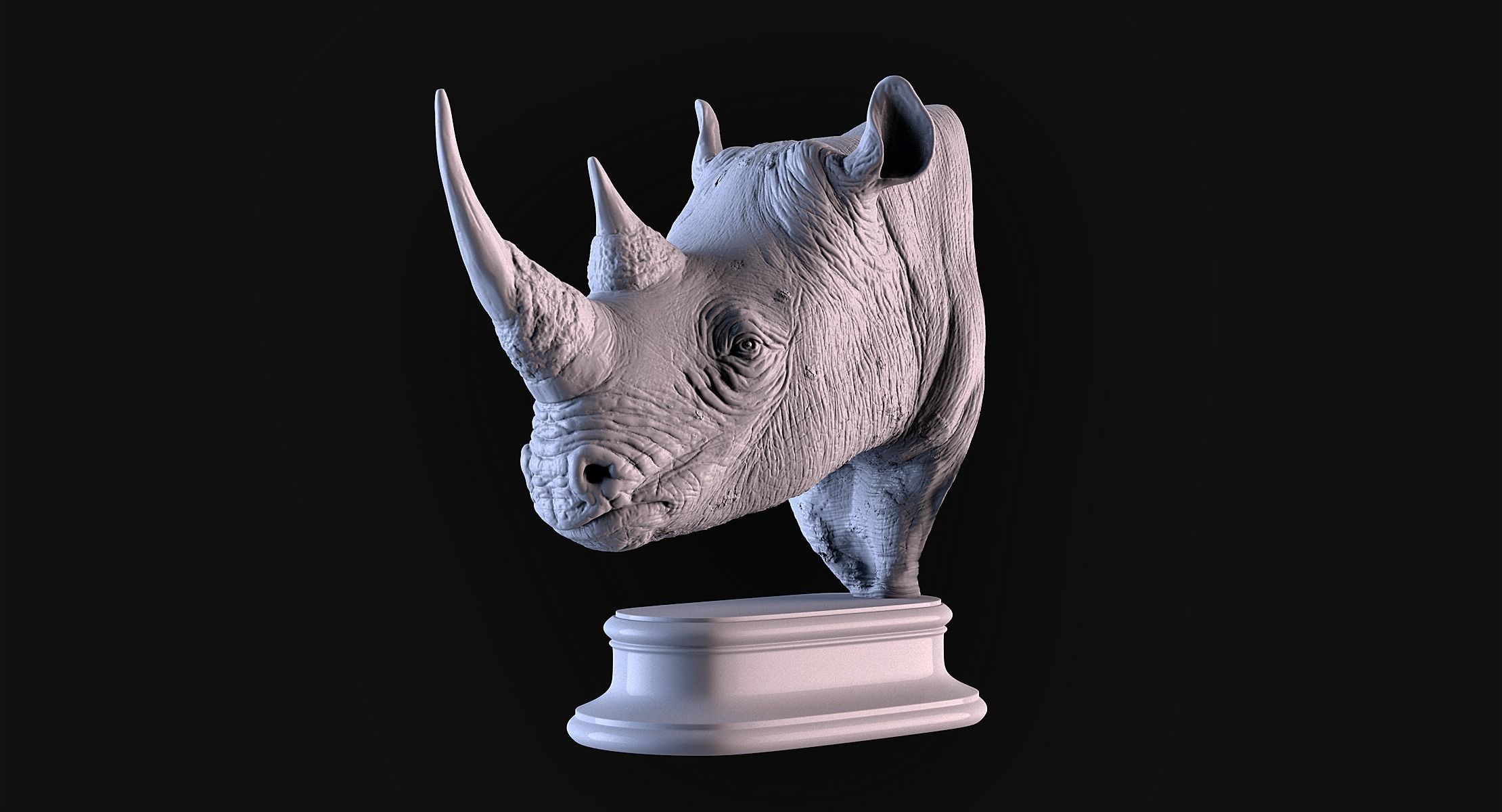 Rhinoceros 3D model 3D printable | CGTrader