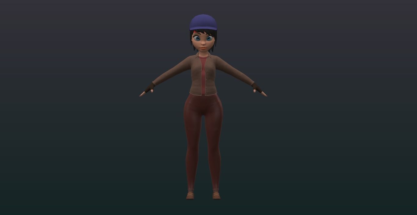 charming deva free VR / AR / low-poly 3D model | CGTrader