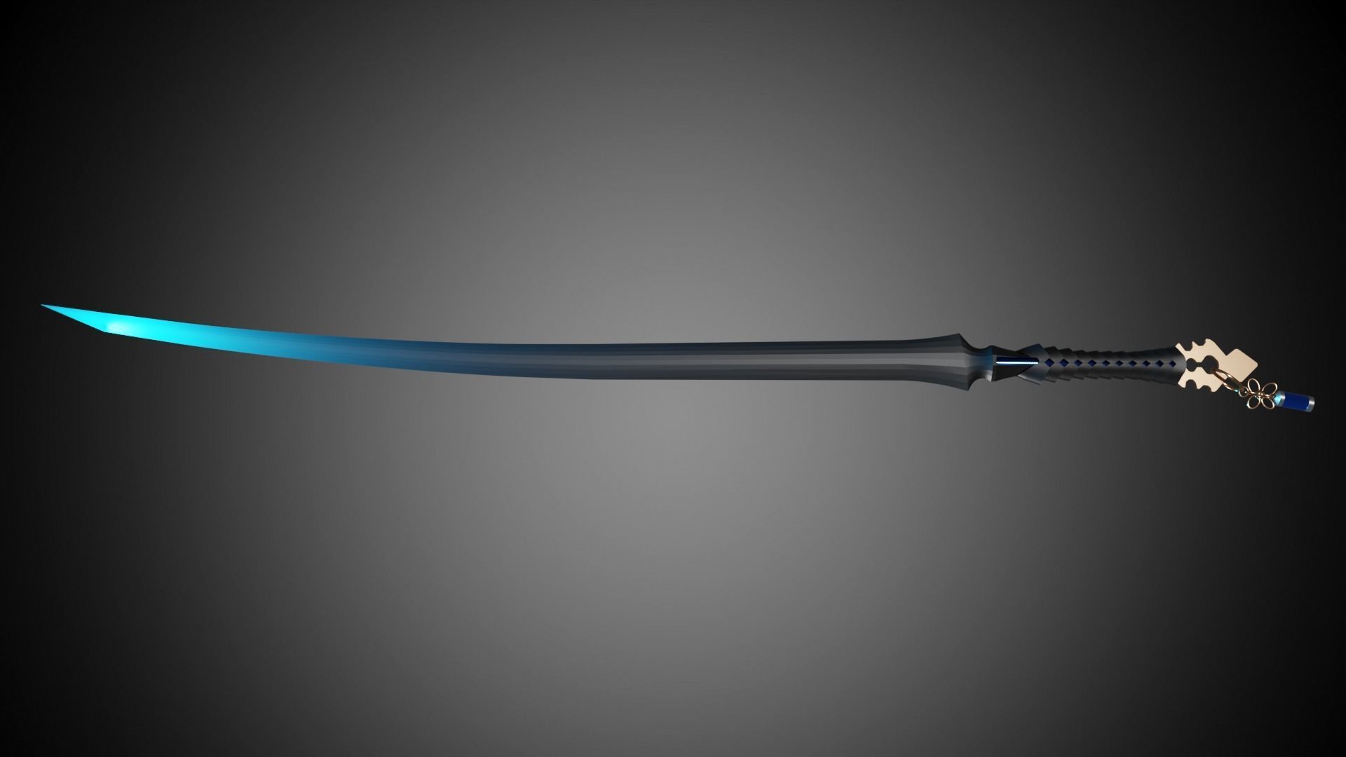 Blade and Soul - Twilights Edge sword 3D model 3D printable | CGTrader