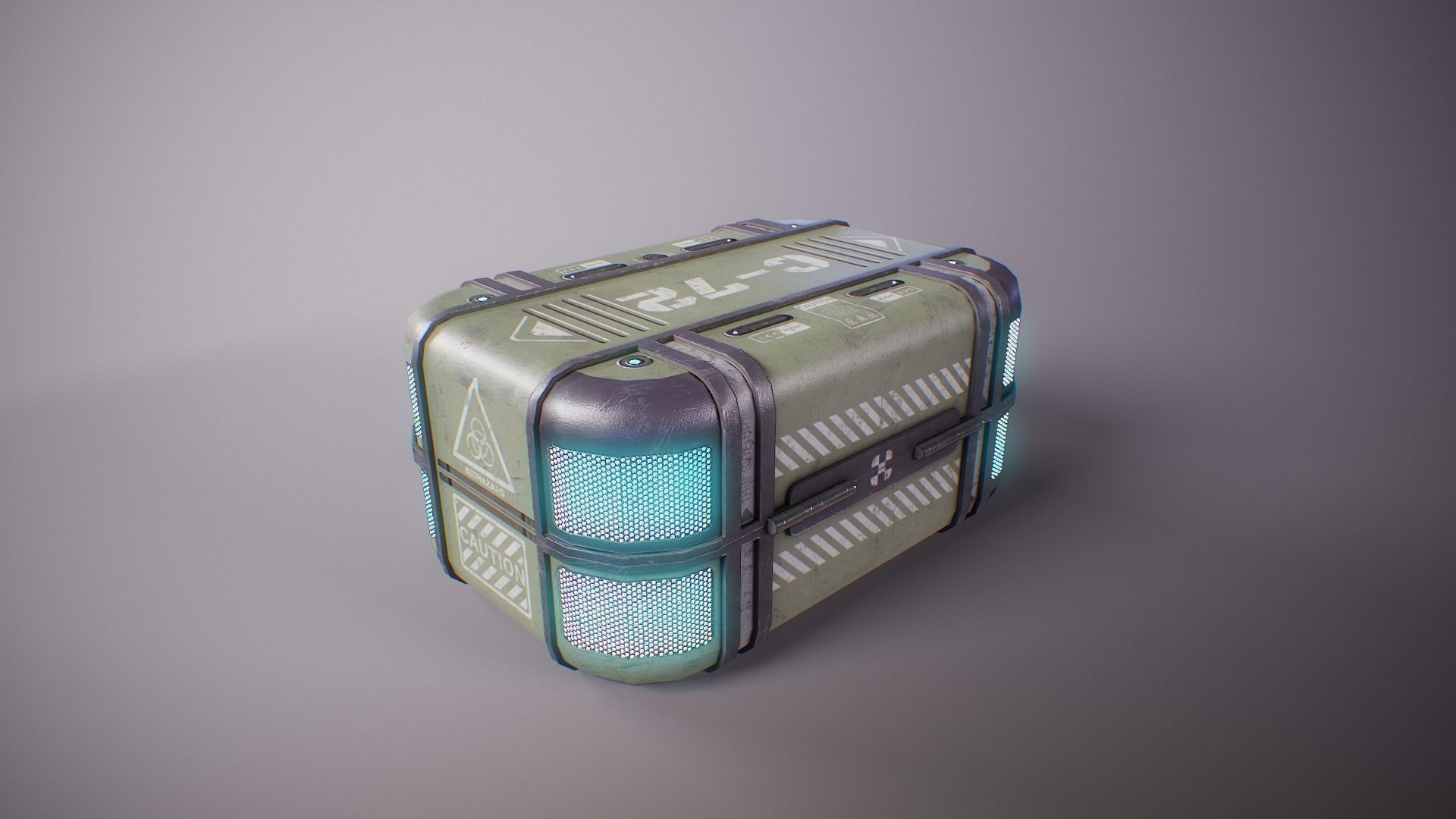3D model PBR SciFi Portable Containment Unit VR / AR / low-poly | CGTrader