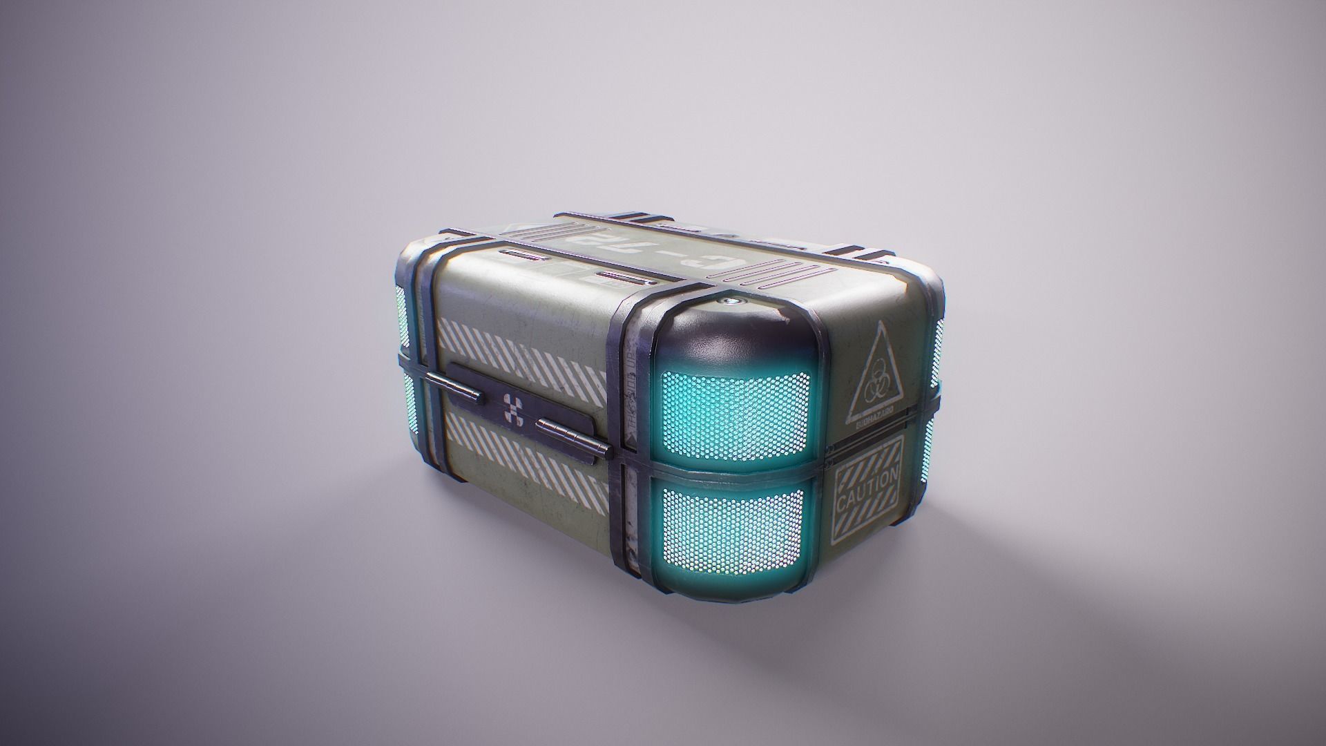 3D model PBR SciFi Portable Containment Unit VR / AR / low-poly | CGTrader