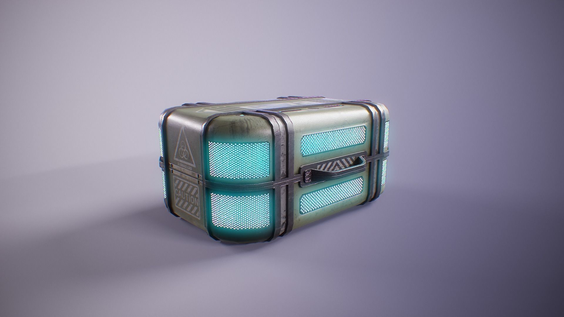 3D model PBR SciFi Portable Containment Unit VR / AR / low-poly | CGTrader