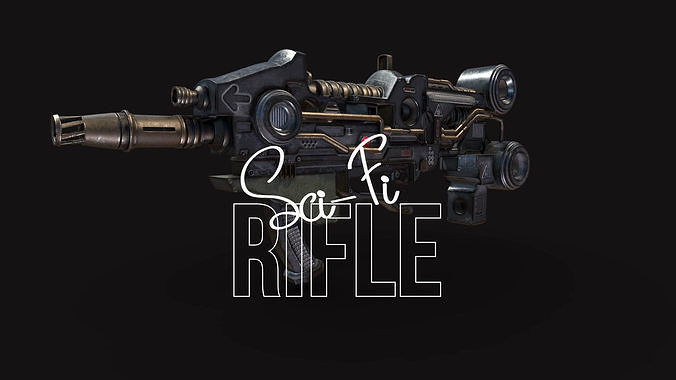3D model Sci-Fi Rifles VR / AR / low-poly | CGTrader