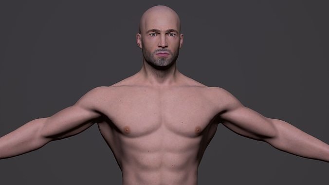 3D model Male Body 01 VR / AR / low-poly | CGTrader