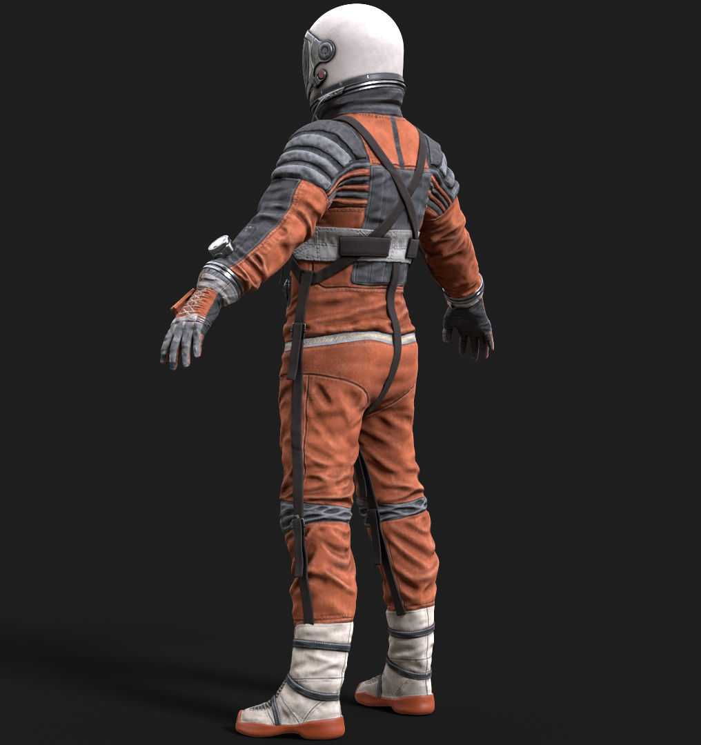 3D model CS04 Space Suit LITE VERSION 2 VR / AR / low-poly rigged ...