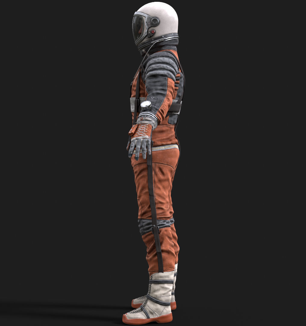 3D model CS04 Space Suit LITE VERSION 2 VR / AR / low-poly rigged ...