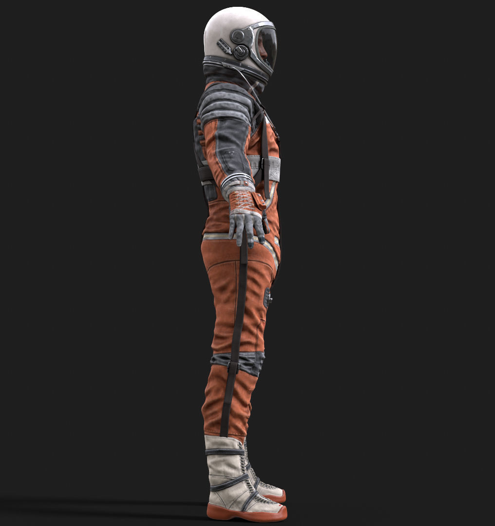 3D model CS04 Space Suit LITE VERSION 2 VR / AR / low-poly rigged ...