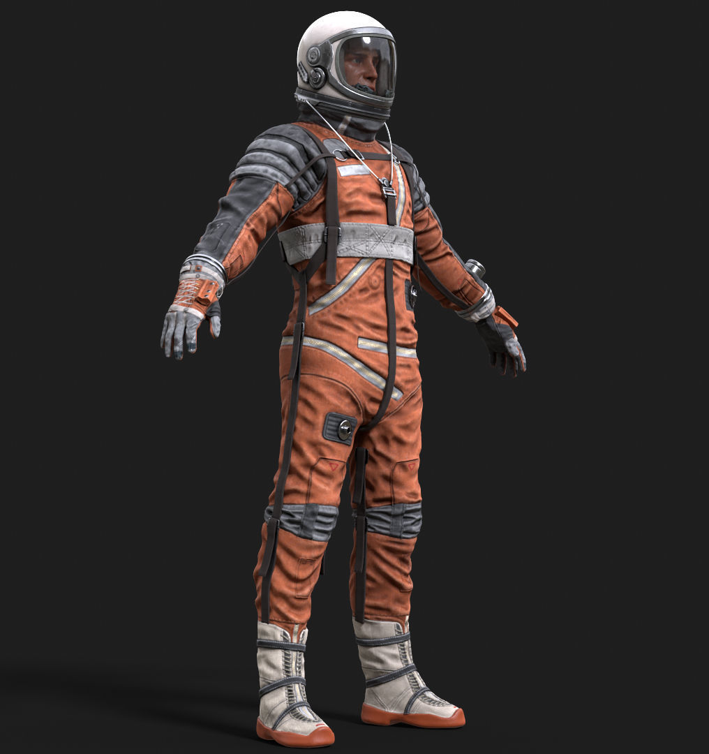 3D model CS04 Space Suit LITE VERSION 2 VR / AR / low-poly | CGTrader
