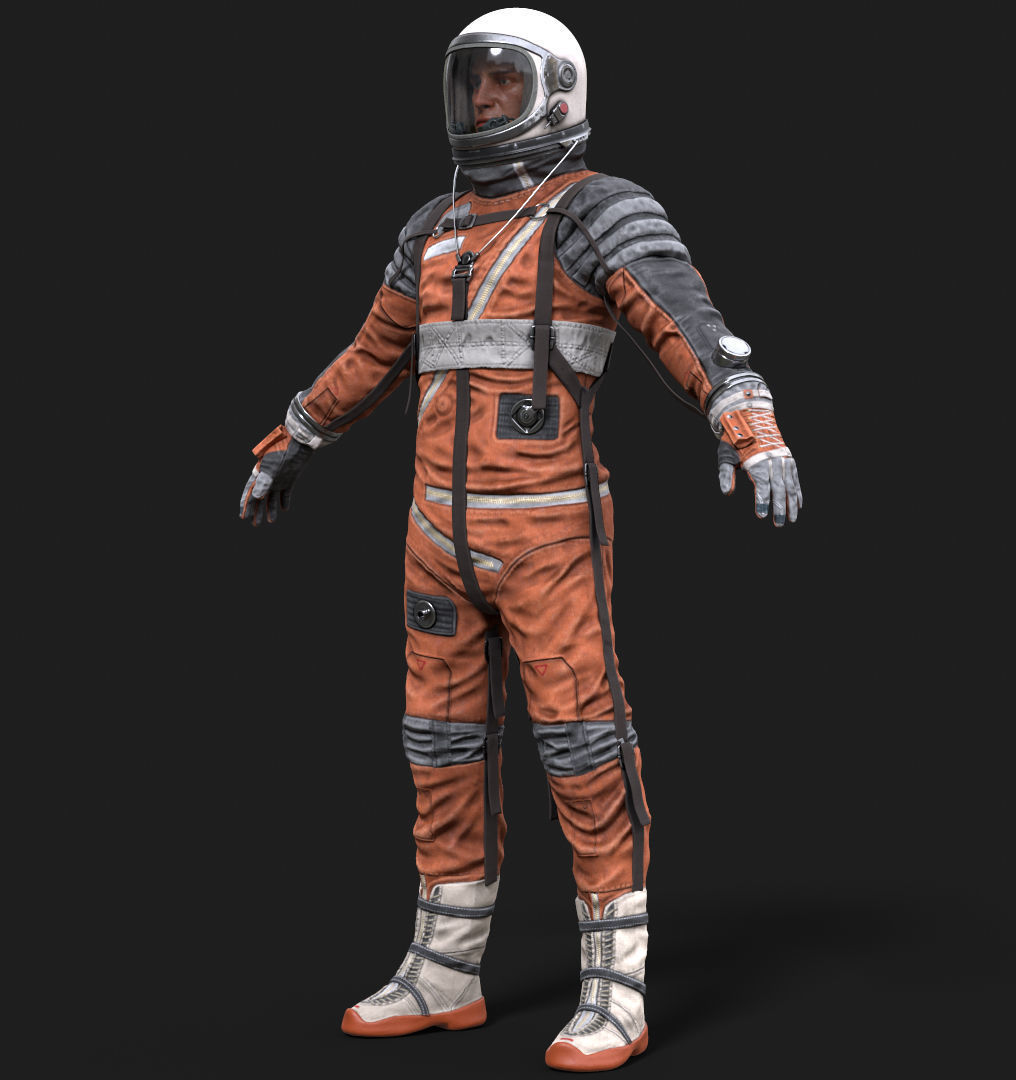 3D model CS04 Space Suit LITE VERSION 2 VR / AR / low-poly | CGTrader