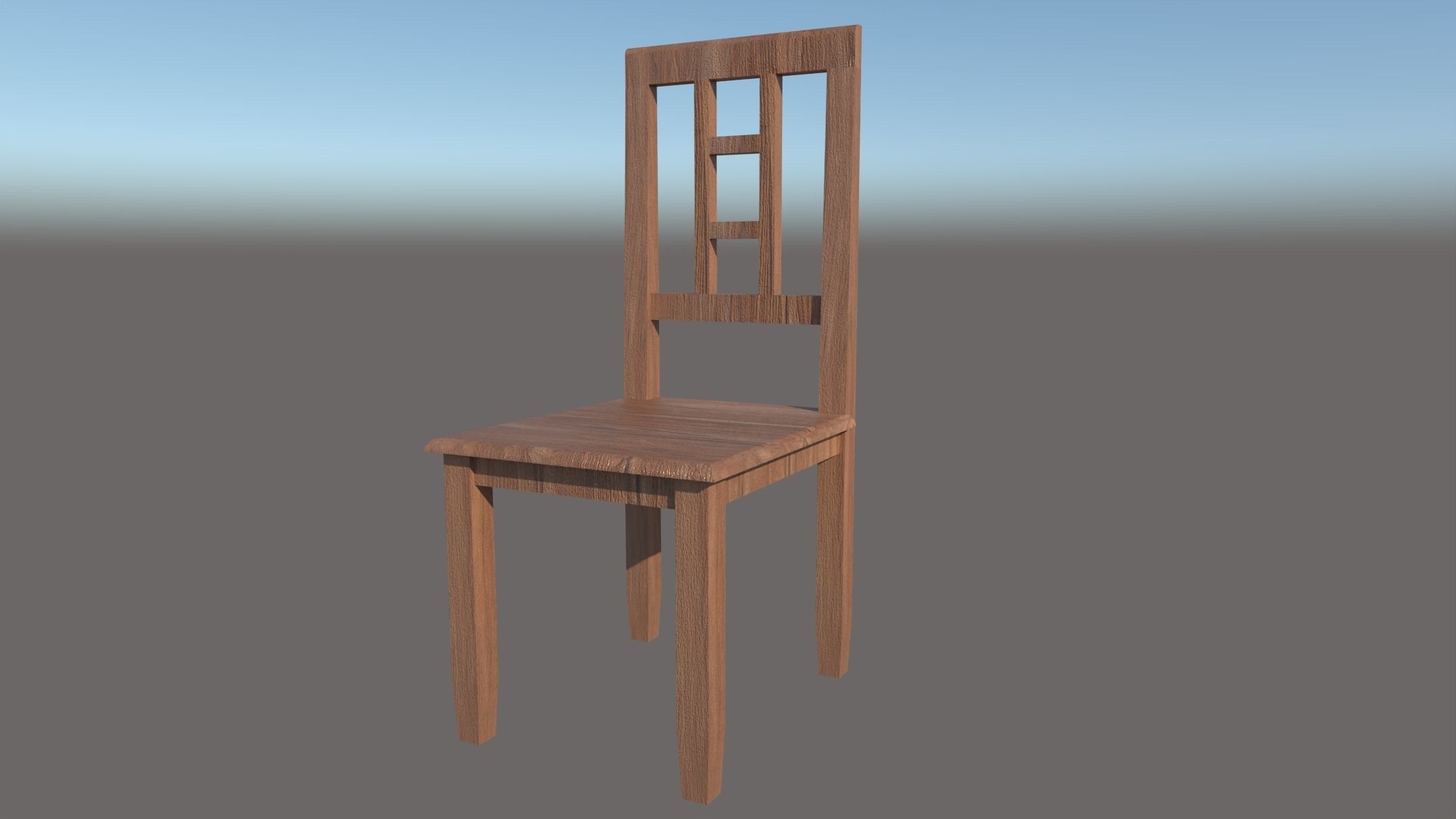 Modern Basic Chair free 3D model | CGTrader