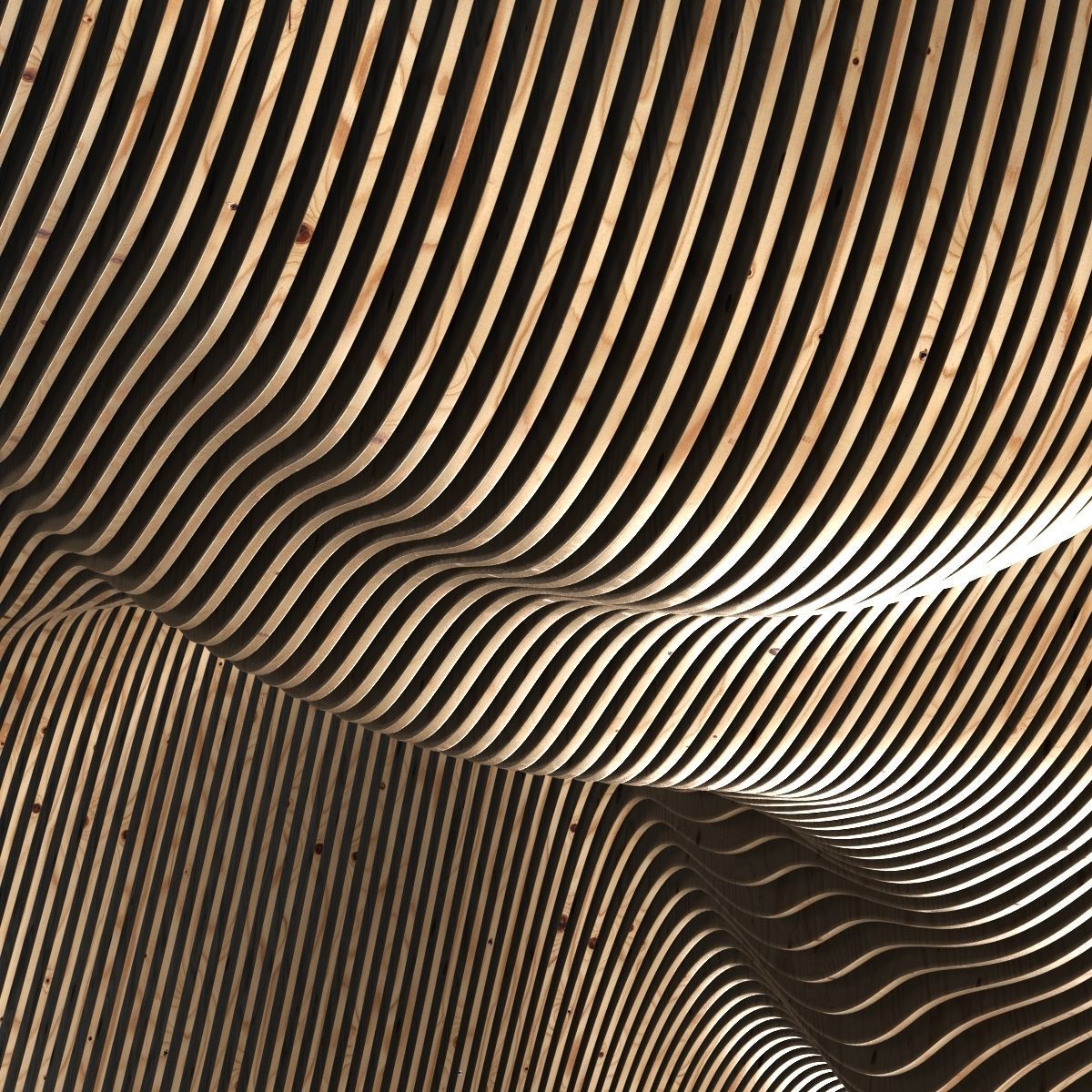 Parametric hall n5 3D model | CGTrader