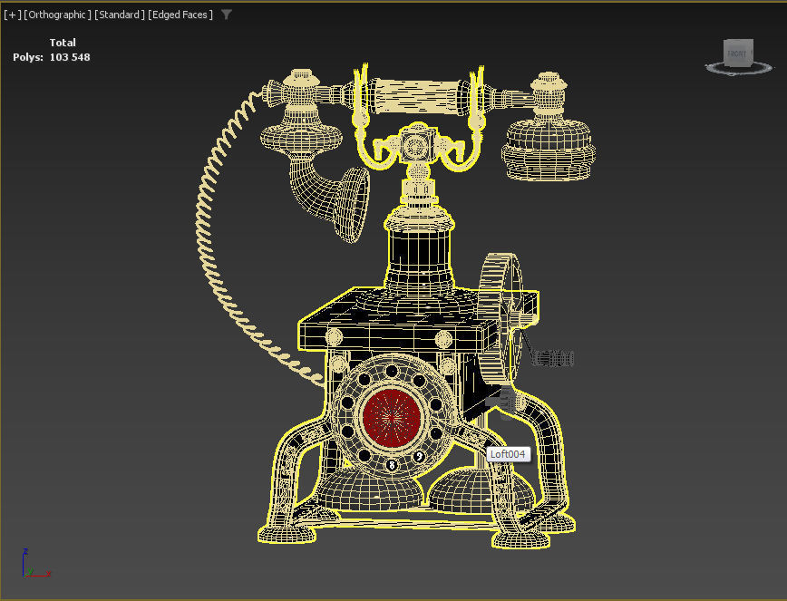 3D model replica old phone VR / AR / low-poly | CGTrader