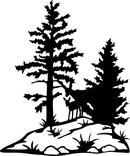 67 Wildlife Forest Scene Vector Pattern 3D model | CGTrader