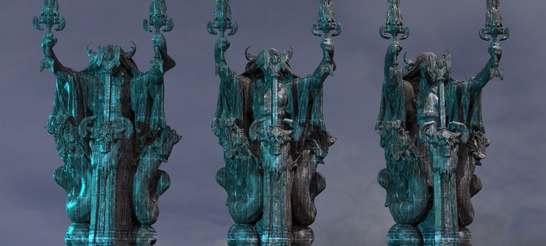 Halloween Reaper Dark Blade 3D model | CGTrader