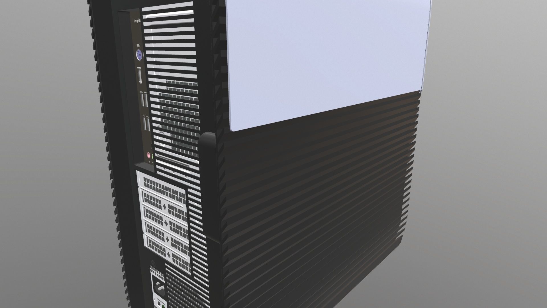 Dell CPU Machine 3D model | CGTrader