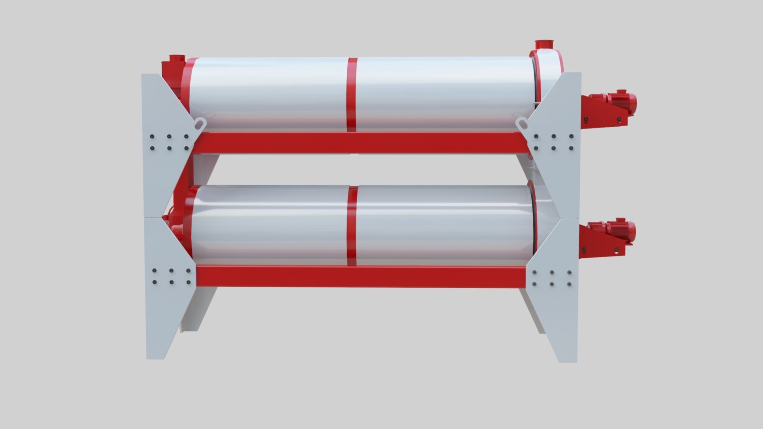 Trieur Intended Cylinder - Wheat Grain Flour Milling Machine 3D model ...