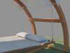 Swing Bed With Canopy 3D model | CGTrader