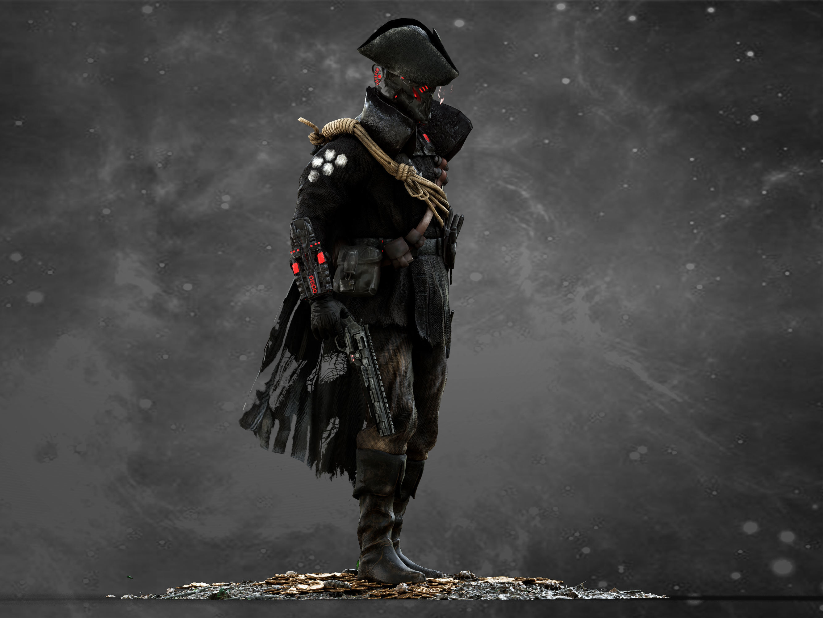 3D model Space Pirate VR / AR / low-poly rigged | CGTrader