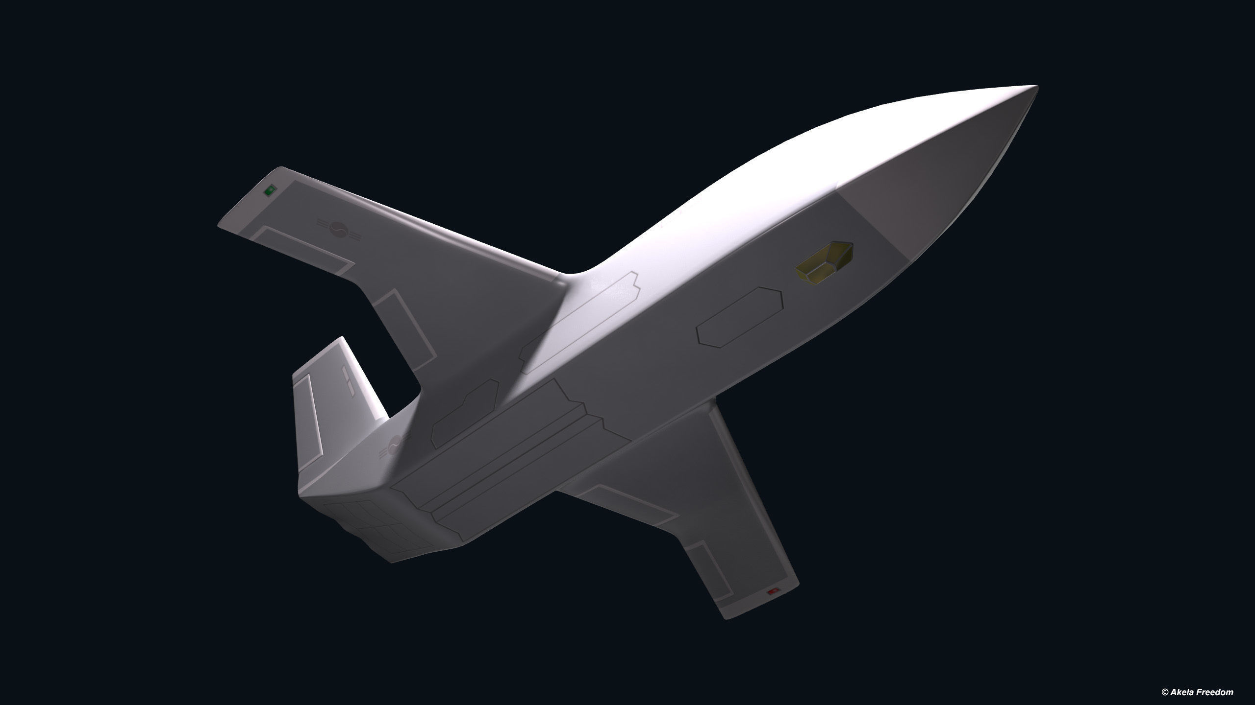 KUS-LW UCAV 3D model animated | CGTrader