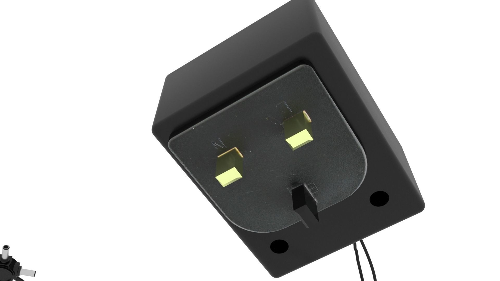 Terminator Ac Dc Power Adapter 3D model | CGTrader