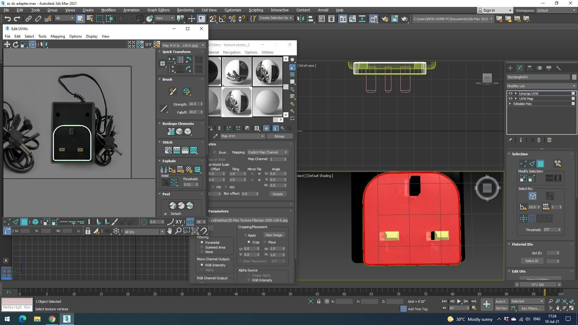Terminator Ac Dc Power Adapter 3D model | CGTrader