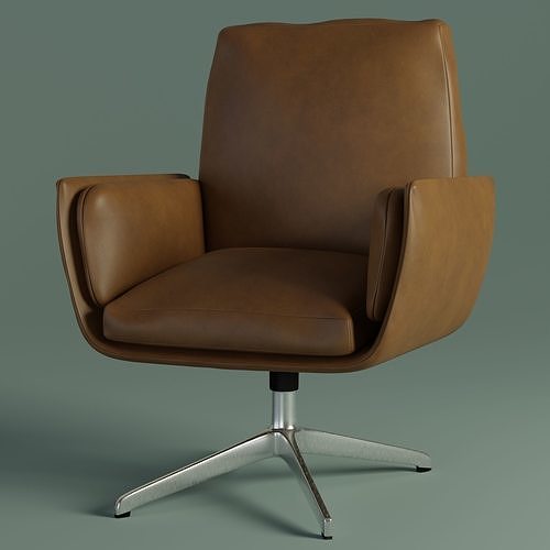 chair on one leg 3D model | CGTrader