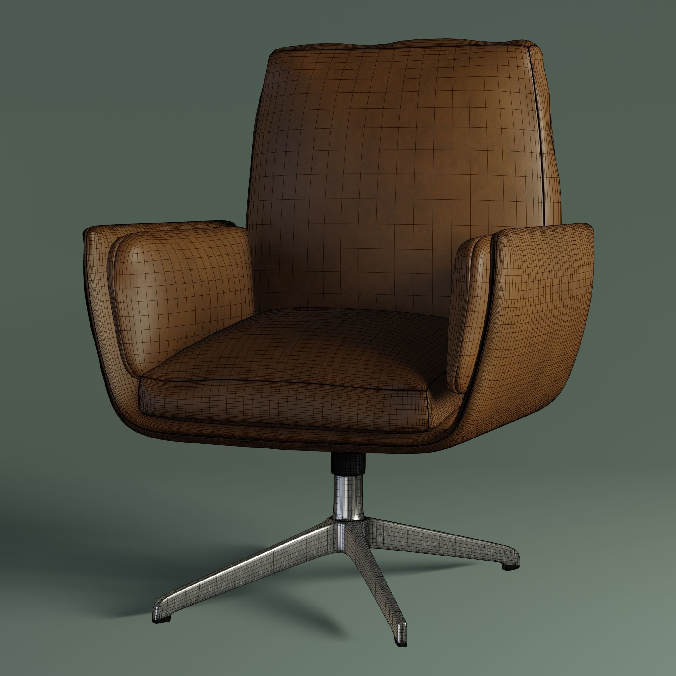 chair on one leg 3D model | CGTrader